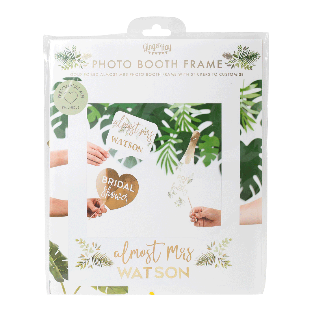 Botanical Personalisable Hen Party Photo Frame – Hen Party Superstore